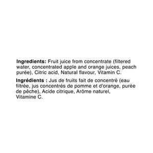SunRype Apple Orange Peach Juice Boxes Perfect for On-The-Go, 5x200ml,