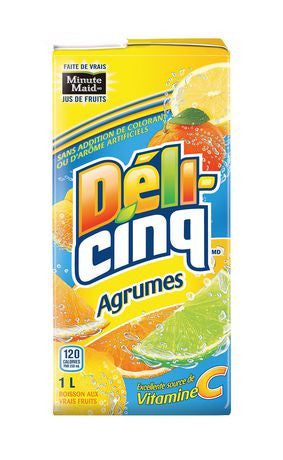 Five Alive Citrus, 1 Litre/33.8 fl.oz., Juice Box, {Imported from Cana