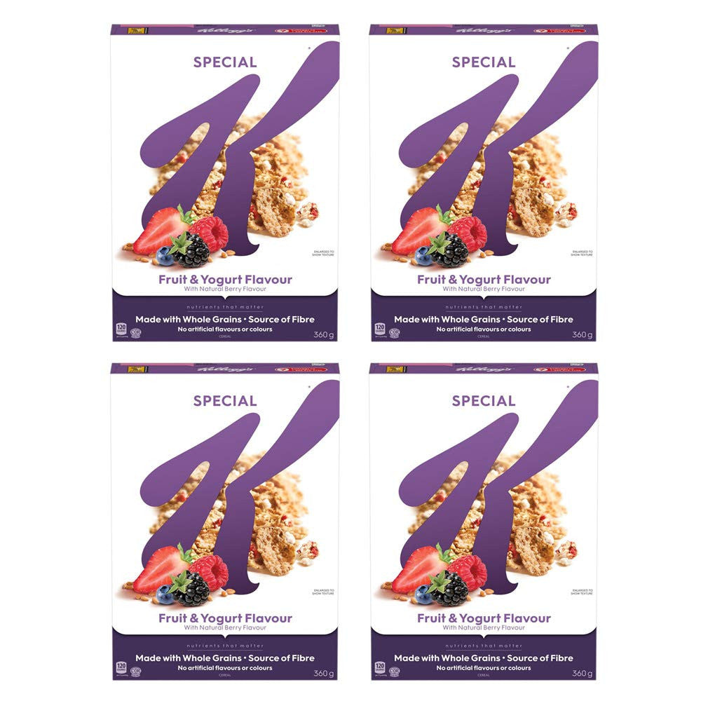 Kellogg's Special K Fruit and Yogurt Cereal 360g/12.7oz, 4-Pack ...