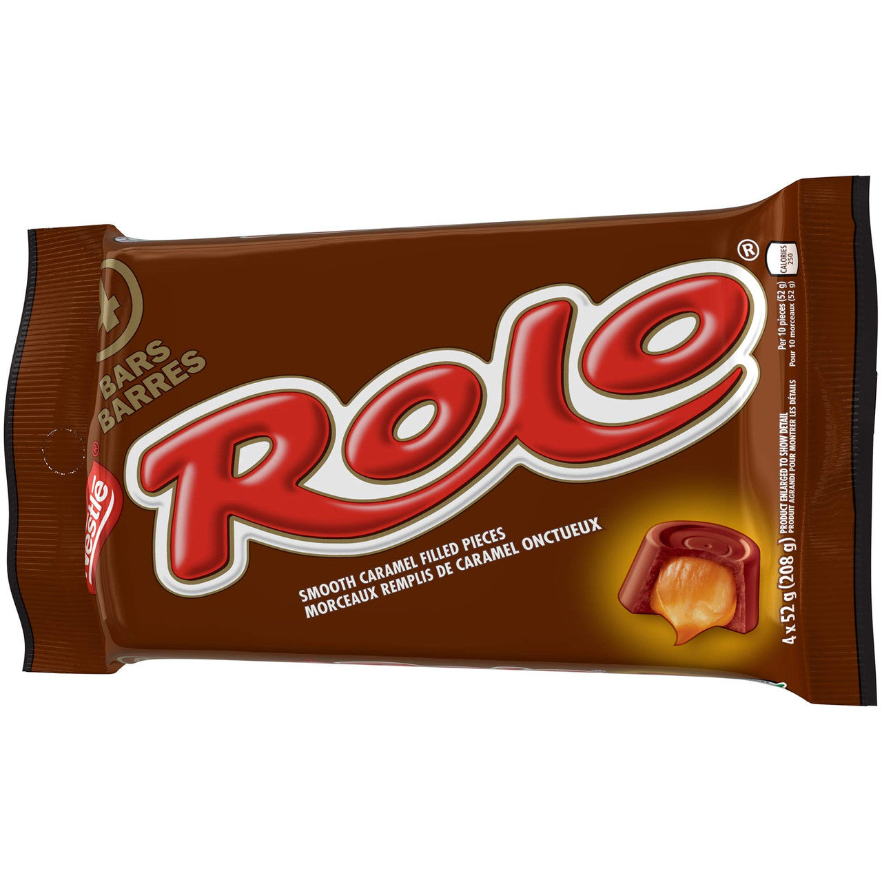 Nestle Rolo Caramel Multipack 4 x 52g/1.8 oz., {Imported from Canada ...