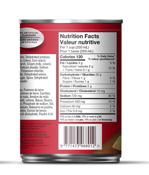 Tim Hortons Potato Bacon Soup, 540ml/18 fl.oz., Can, {Imported from Ca