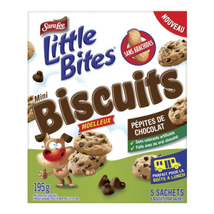 Sara Lee Little Bites Mini Soft Baked Chocolate Chip Cookies, 5 pouche