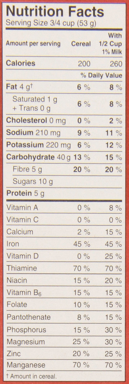 Kellogg's Muslix Apple Crisp Cereal 450g/15.9oz. (Imported from Canada