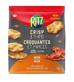 Christie Ritz Crisp & Thins Bacon, Potato & Wheat Oven Baked Chips 115