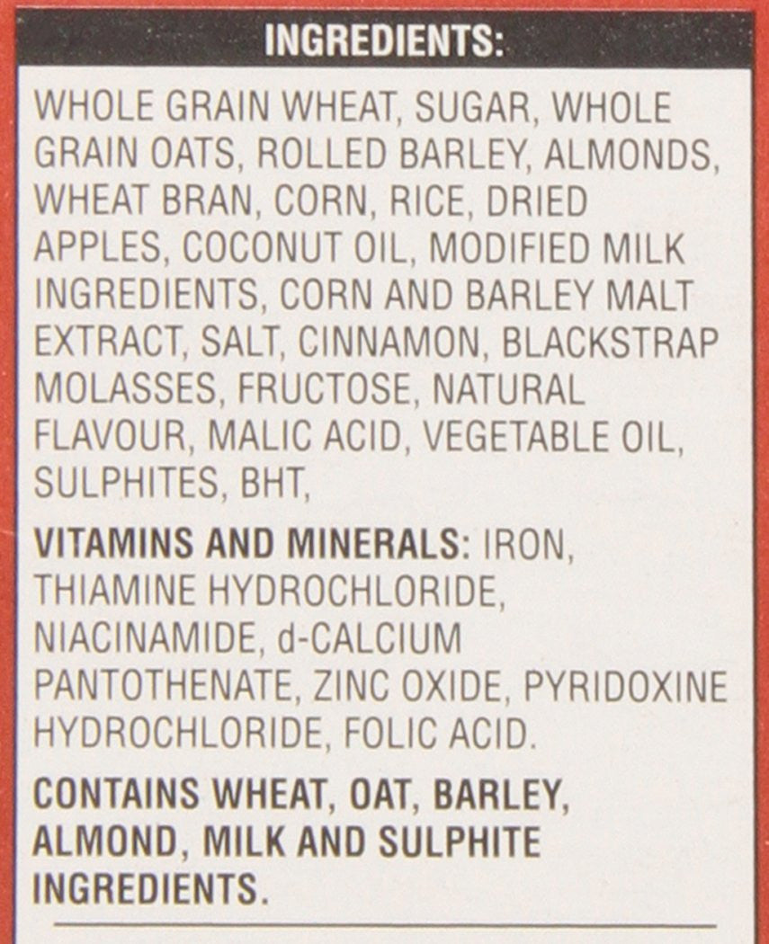 Kellogg's Muslix Apple Crisp Cereal 450g/15.9oz. (Imported from Canada