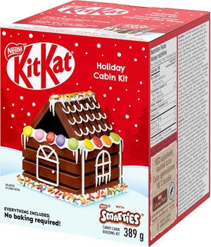 Nestle Kit Kat Holiday Cabin Building Kit, 389g/13.7 oz.