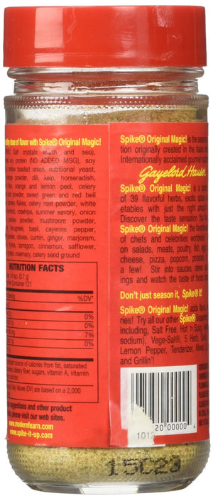 Spike Original Magic Gourmet Seasoning Salt, 85g/3 oz., {Imported from