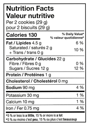 Compliments Celebrate Canada Sandwich Cookies, 350g/12.3 oz