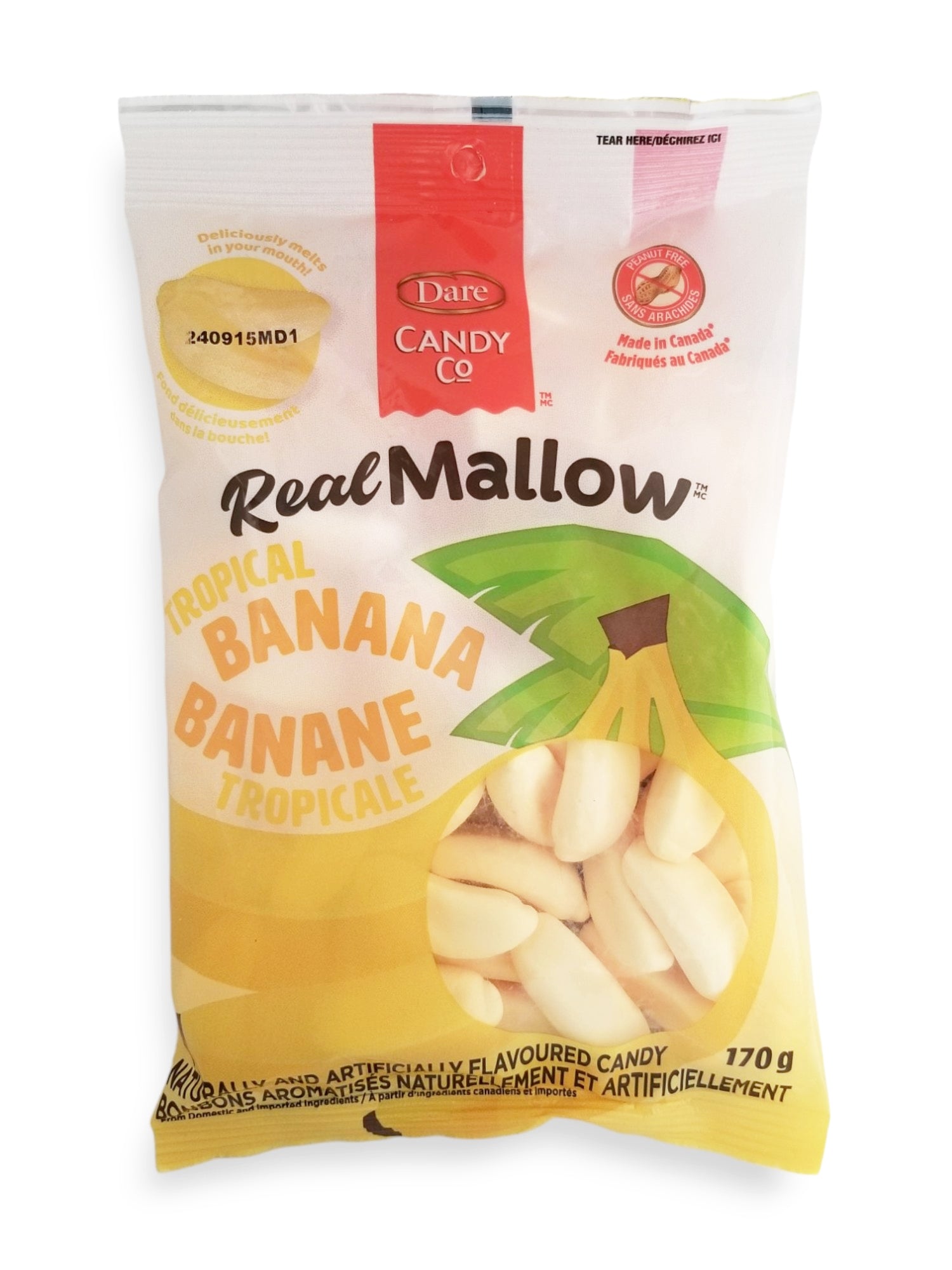 Dare Real Mallow Tropical Banana Marshmallows, 170g/6 oz