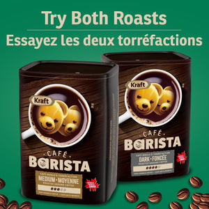 Kraft Cafe Barista Medium Roasted Ground Coffee, 900g/31.5 oz. Box ...