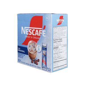 Nescafe Sweet & Creamy Iced Original Instant Coffee, 16 x 15g Single S