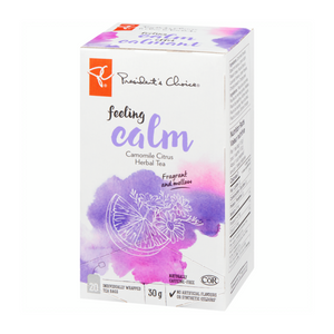 President's Choice Feeling Calm Herbal Tea, Chamomile Citrus, 20ct, 40