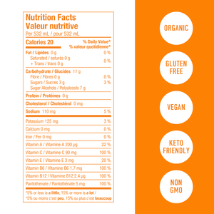 Roar Organic Mango Clementine 532mL (18.6 fl. oz) – Hydrating Vitamin Drink