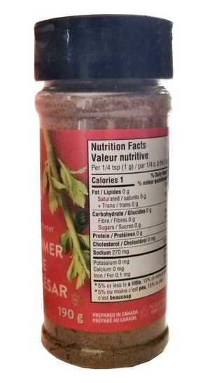 The Keg Steakhouse Caesar Rimmer Seasoning, 190g/6.6 oz. {Imported fro