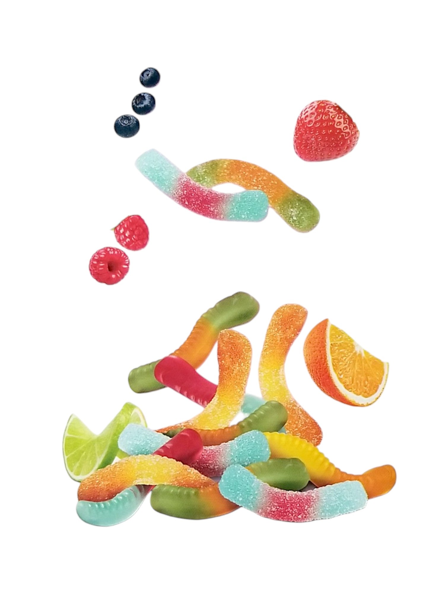Waterbridge The Mix Sweet & Sour Gummy Worms, 175g/6 oz.