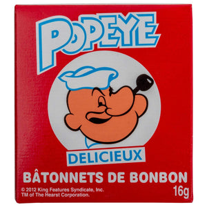 POPEYE Candy STICKS 16g per box 48ct