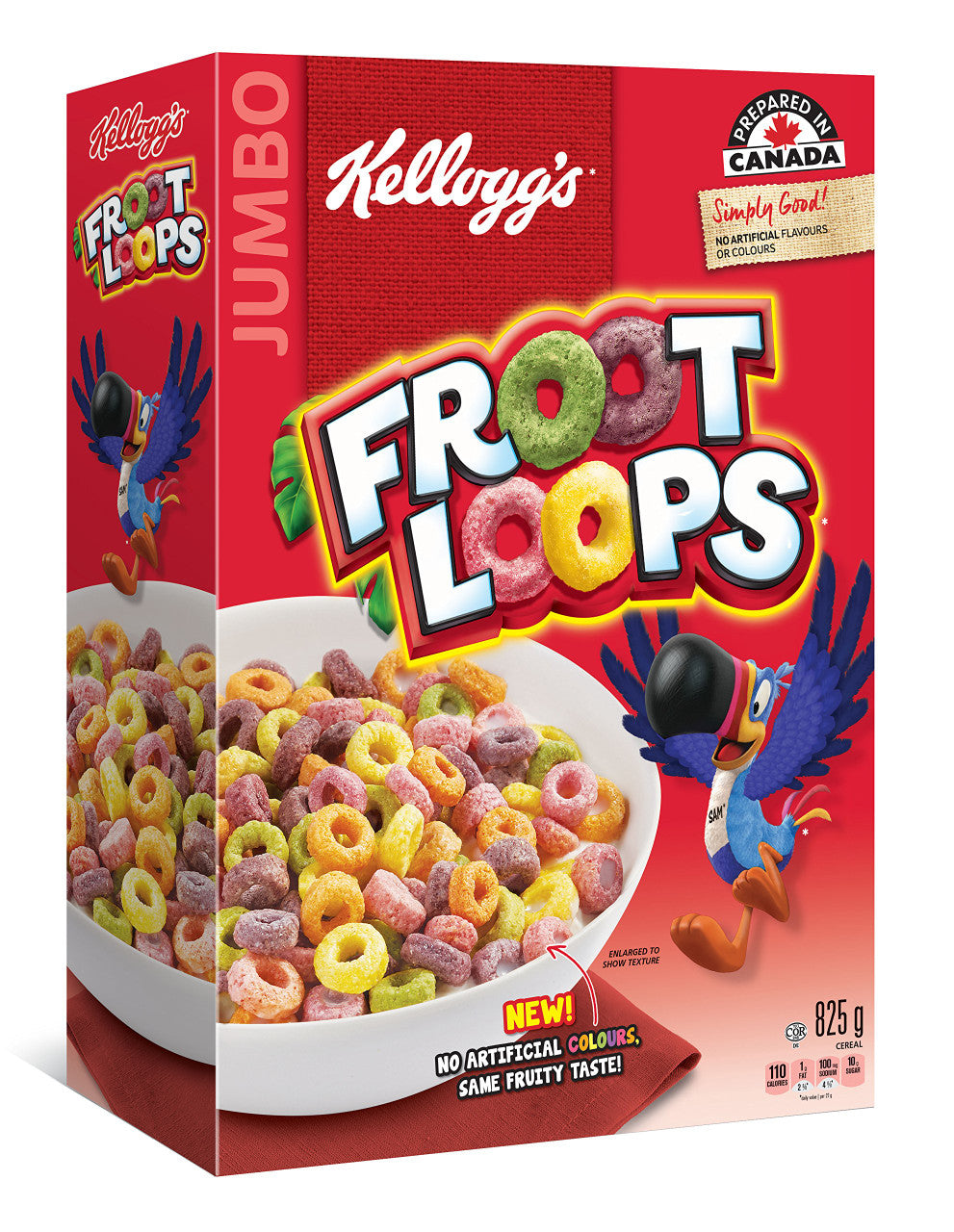 Kellogg's Froot Loops Cereal 825g/29.1oz Jumbo Size