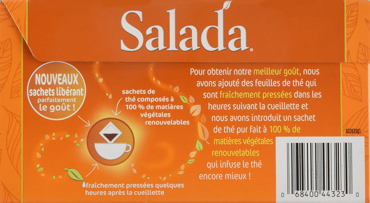 Salada Orange Pekoe Tea 72ct tea bags, (Imported from Canada)
