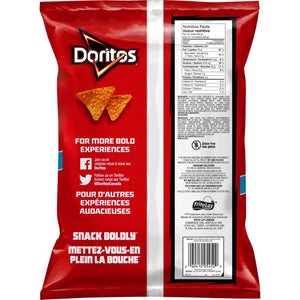 Doritos Nacho Cheese Tortilla Chips, 370g/13.1 oz., Value Size Bag